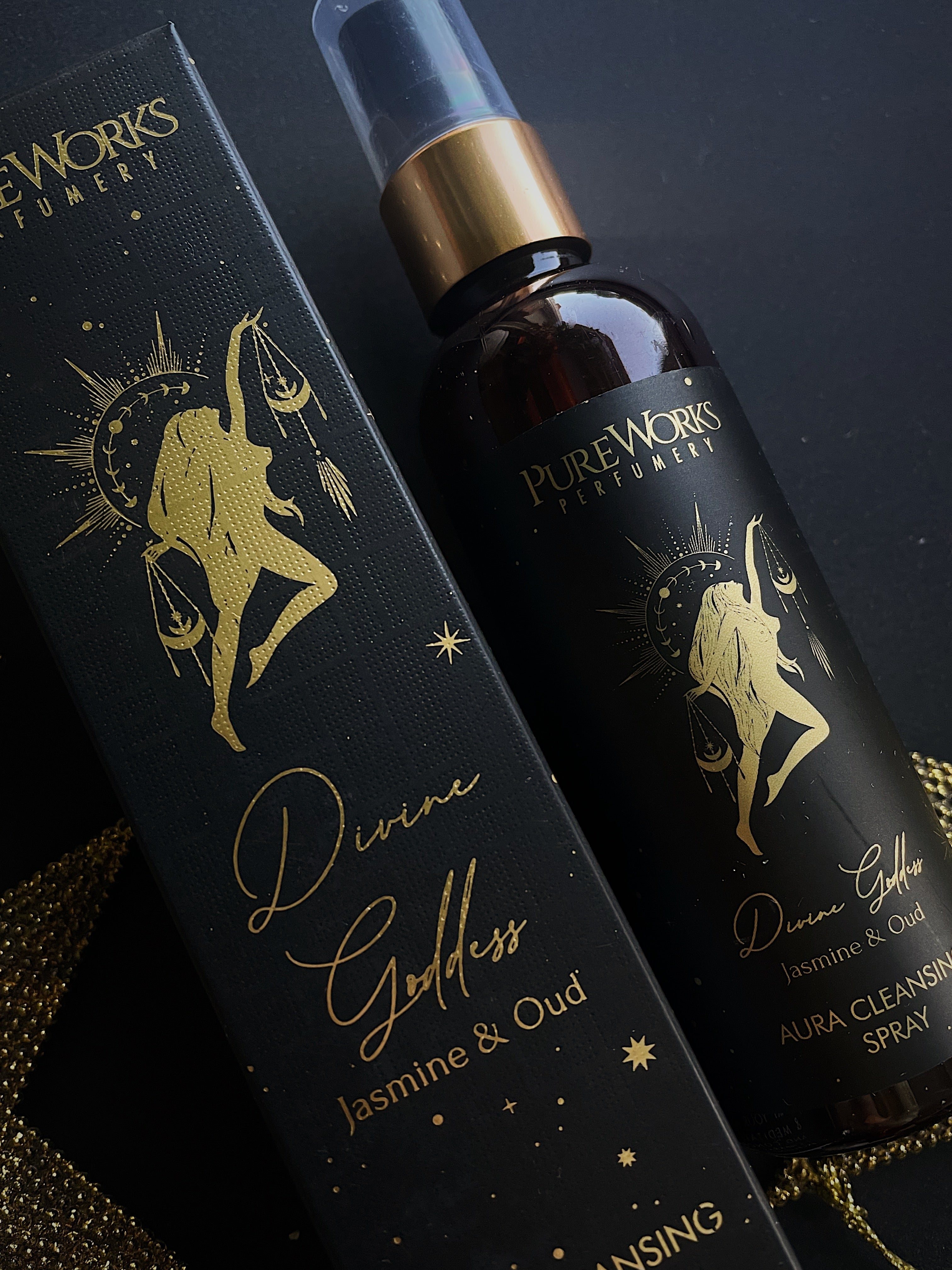Dulksna erdvės valymui “Divine Goddess" Jasmine & Oud – Mano Mėnulis