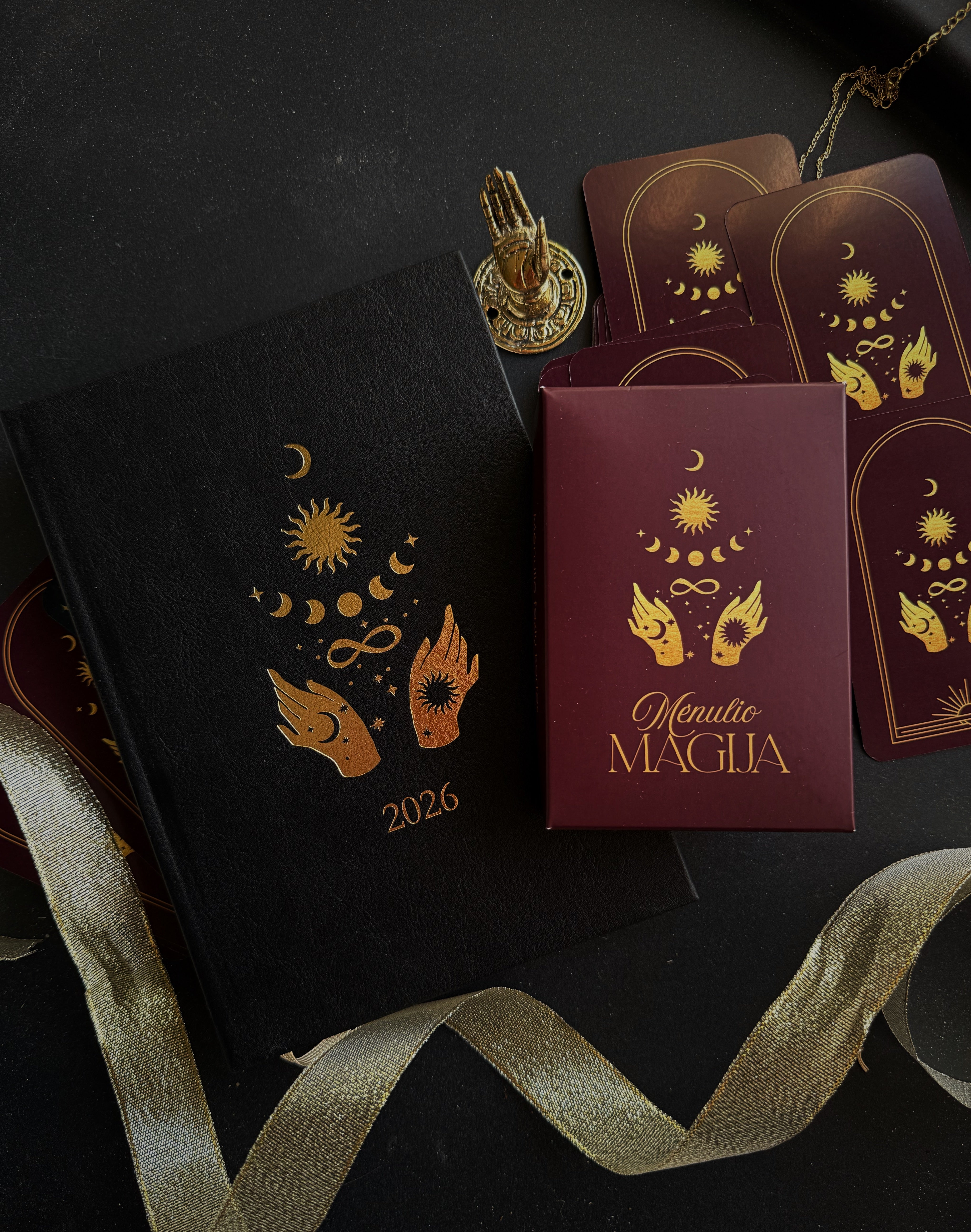Mėnulio darbo kalendoriaus ir kortų "Mėnulio Magija" rinkinys – Mano ...